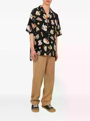 Moschino Printed Silk Shirt