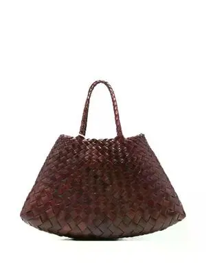Dragon Diffusion Santa Croce Leather Tote Bag - Brown