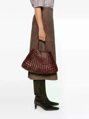 Dragon Diffusion Santa Croce Leather Tote Bag - Brown