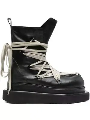 Rick Owens Lace-up Platform Boots