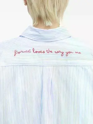 Fiorucci Striped Embroidered Shirt