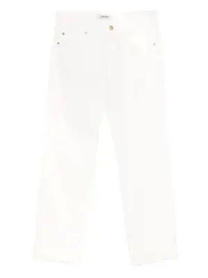 Max Mara Straight-leg Trousers - White