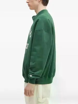 BILLIONAIRE BOYS CLUB Arched-logo Mock Neck Sweatshirt - Green