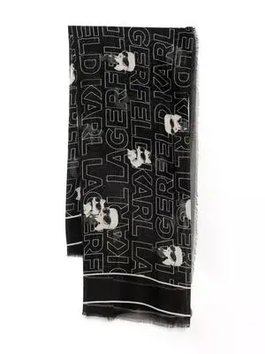 Karl Lagerfeld Ikon Scarf - Black