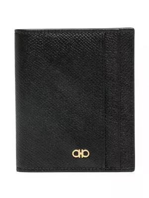 FERRAGAMO Gancini Cardholder - Black