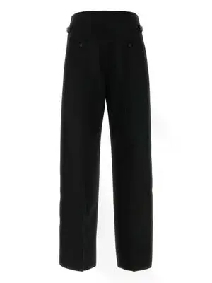 Alexander McQueen Buckle-detail Wool Trousers