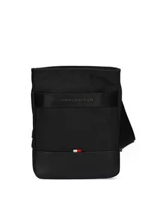 Tommy Hilfiger Logo-lettering Messenger Bag - Black