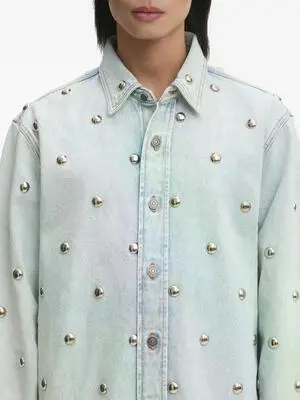 Fiorucci Studded Denim Shirt