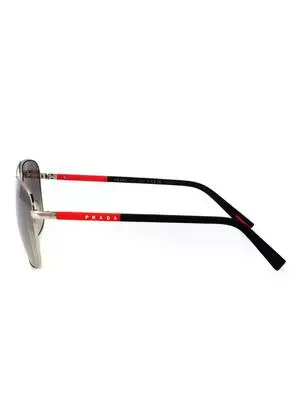 Prada Linea Rossa Metal-frame Sunglasses