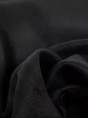 Emporio Armani Eagle-emblem Fringed Scarf