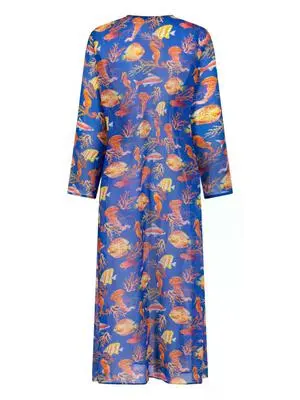 PARAMIDONNA Graphic-print A-line Dress