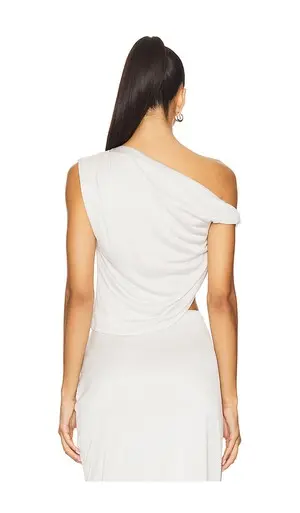 LAMARQUE Evonne Top - Metallic Silver
