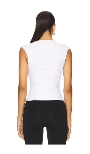 Amanda Uprichard X Revolve Short Sleeve Momo Top - Ivory