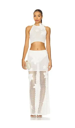 Devon Windsor Rammy Halterneck Cropped Top