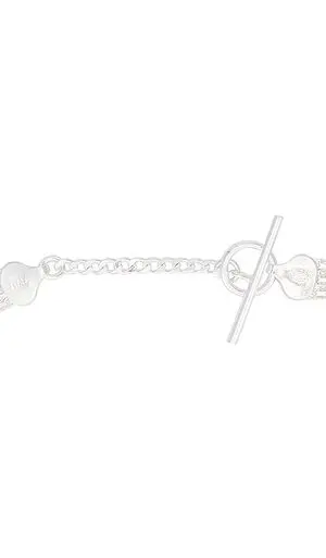 LOREN STEWART Chainmail Necklace - Metallic Silver