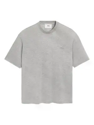 Ami Cotton Short-sleeve T-shirt - Grey