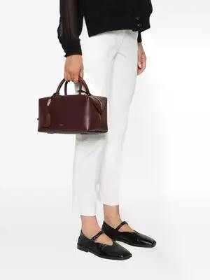 Max Mara Zip-fastening Leather Tote Bag - Red