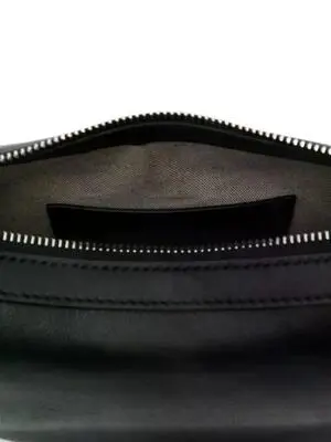 JIL SANDER Curved Knotted Shoulder Bag - Black