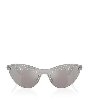 SWAROVSKI Steel Sk7023 Sunglasses - Grey