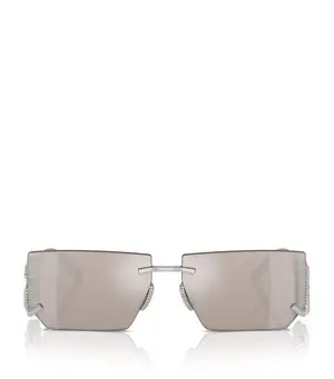 Dolce & Gabbana Mirrored Sunglasses - Silver