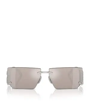 Dolce & Gabbana Mirrored Sunglasses - Silver