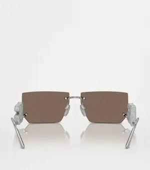 Dolce & Gabbana Mirrored Sunglasses - Silver