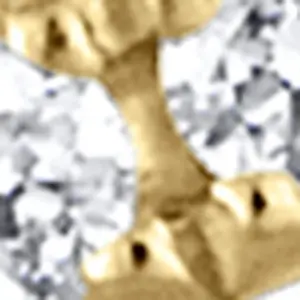 MARIA TASH Diamond And 18k Yellow Single Hoop Earring