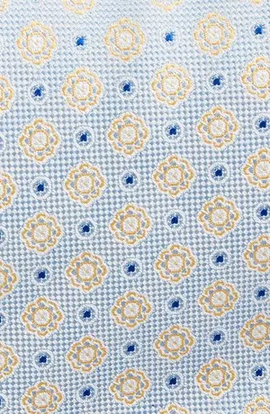 Canali Neat Medallion Silk Neck Tie