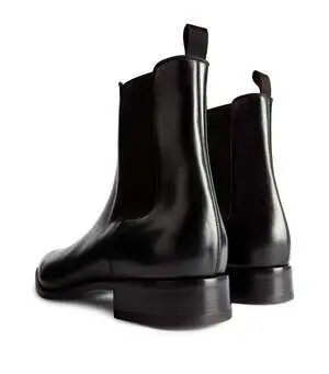 CHRISTIAN LOUBOUTIN Samson Leather Chelsea Boots - Black