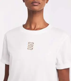 Sandro Cotton Monogram T-shirt