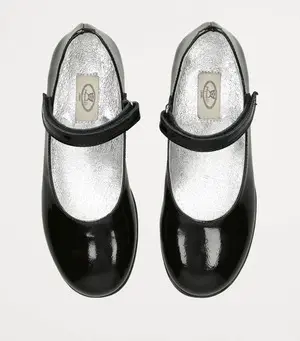 PAPOUELLI Evie Patent Leather Mary Jane Flats