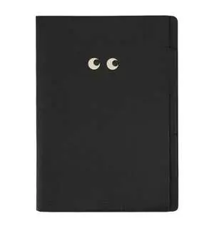 ANYA HINDMARCH Leather A4 Eyes Document Holder - Black