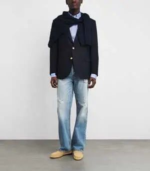 Polo Ralph Lauren Wool Doeskin Single-breasted Blazer