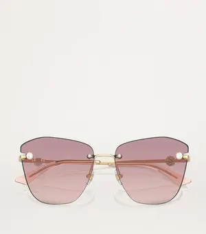 JIMMY CHOO Metal Sunglasses Jc4004hb - Gold