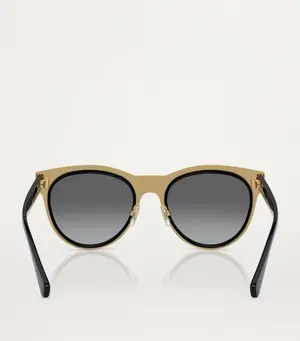 Versace Metal 0ve2198 Sunglasses - Black