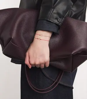 REDLINE String Bracelet With Diamond Snake