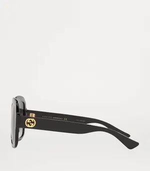 Gucci Acetate Sunglasses - Black