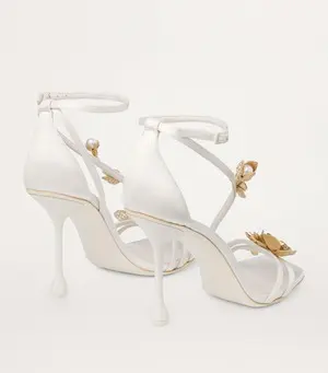 JIMMY CHOO Zea 95 Heeled Sandals - White