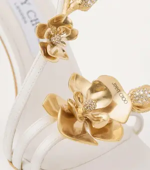 JIMMY CHOO Zea 95 Heeled Sandals - White