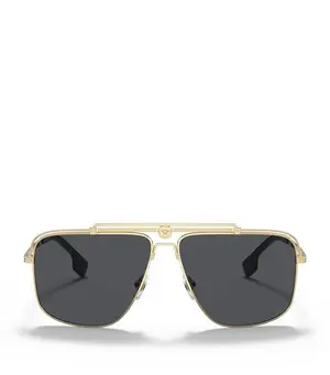 Versace Metal Ve2242 Medusa Sunglasses - Gold