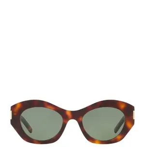 Saint Laurent Acetate Sunglasses - Brown