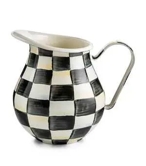 MACKENZIE-CHILDS Courtly Check Pitcher - Black