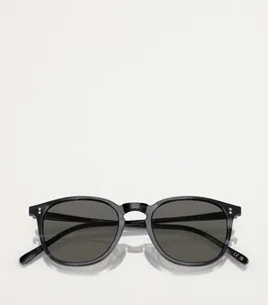 Oliver Spencer Round Frame Sunglasses - Blue