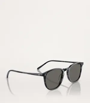 Oliver Spencer Round Frame Sunglasses - Blue