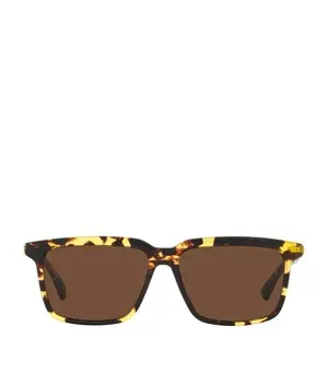 Bottega Veneta Acetate Sunglasses - Brown