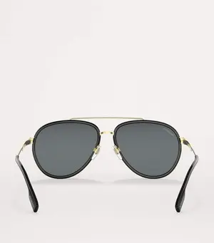 Burberry Metal 0be3125 Sunglasses - Gold