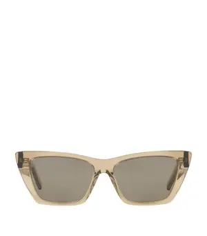 Saint Laurent Acetate Sunglasses - Brown