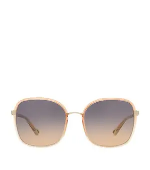 Chloé Oversized Square Sunglasses - Orange