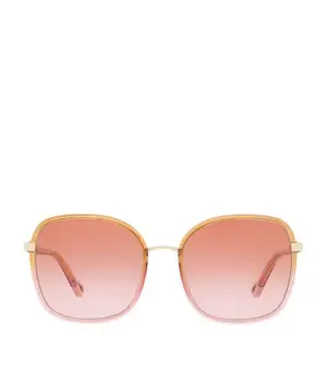 Chloé Oversized Square Sunglasses - Yellow