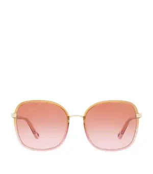 Chloé Oversized Square Sunglasses - Yellow